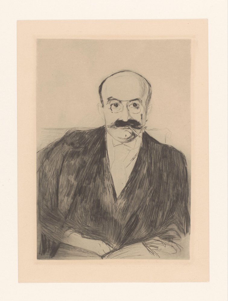 Portrait of Dr. Max Asch by Edvard Munch: Fine art print