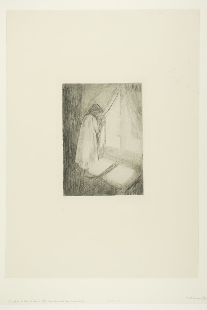 The Girl at the Window by Edvard Munch: Buy fine art print