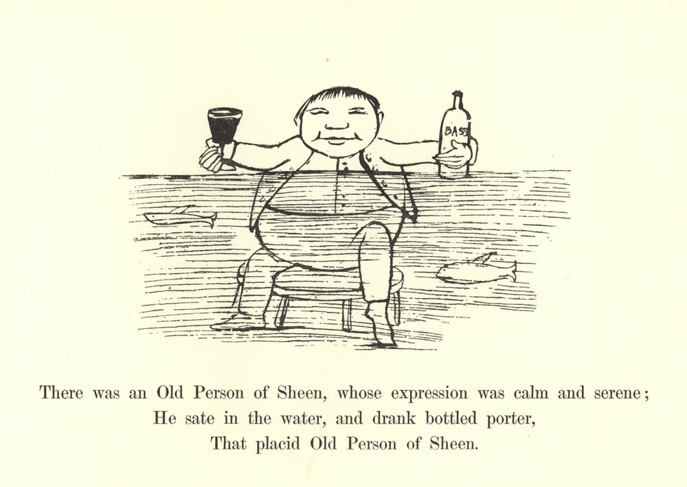 There Was an Old Person of Sheen, Whose Expression Was Calm and Serene