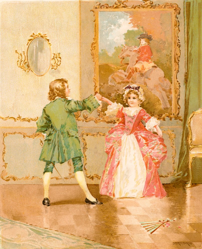 The Minuet by Edward Percy Moran: Buy fine art print