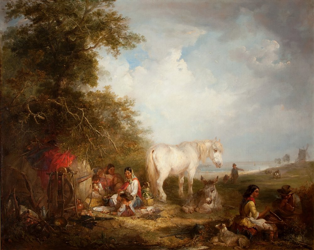 A Gypsy Scene by Edward Robert Smythe: Buy fine art print