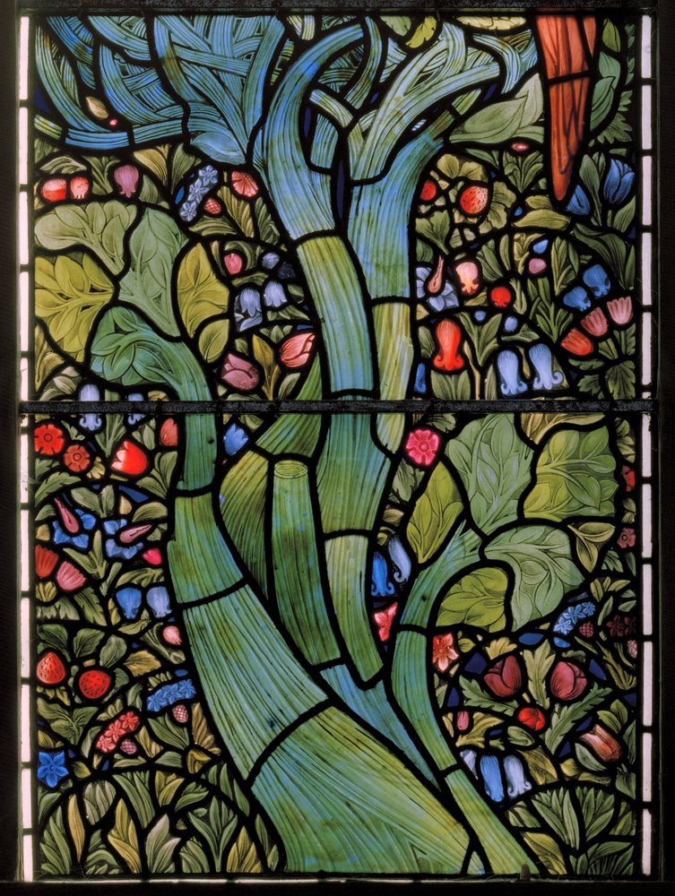 Writhing Tree, East Window by Edward and Morris Burne-Jones