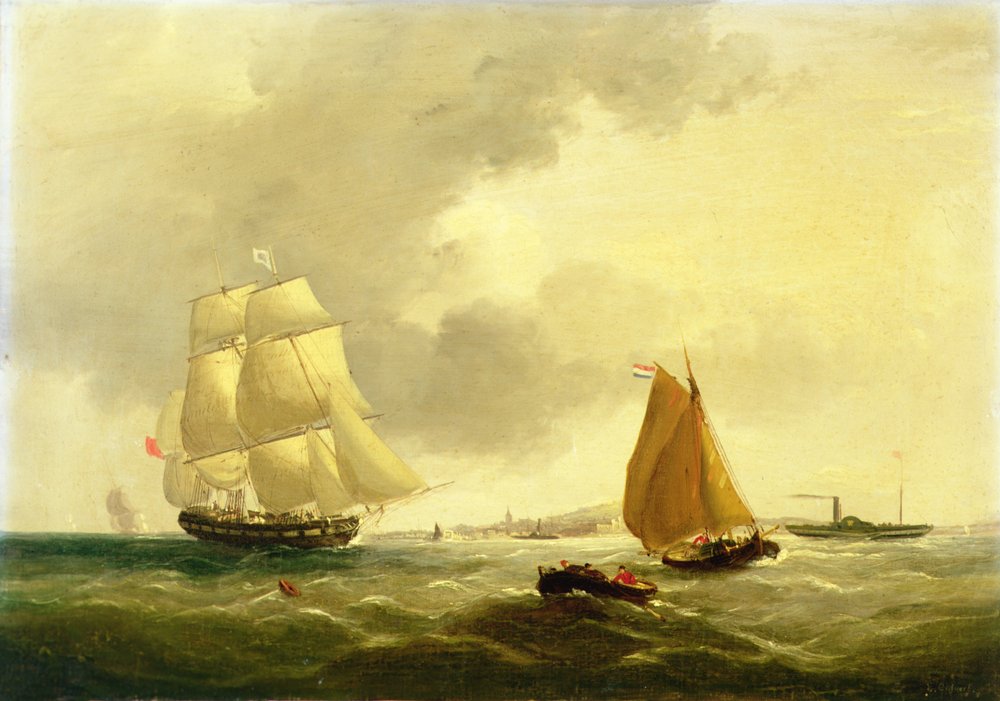 Shipping off Ryde by Edward Calvert: Buy fine art print