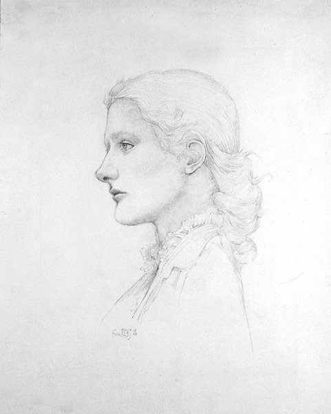 Portrait of Lucy Merrill by Edward Coley Burne-Jones