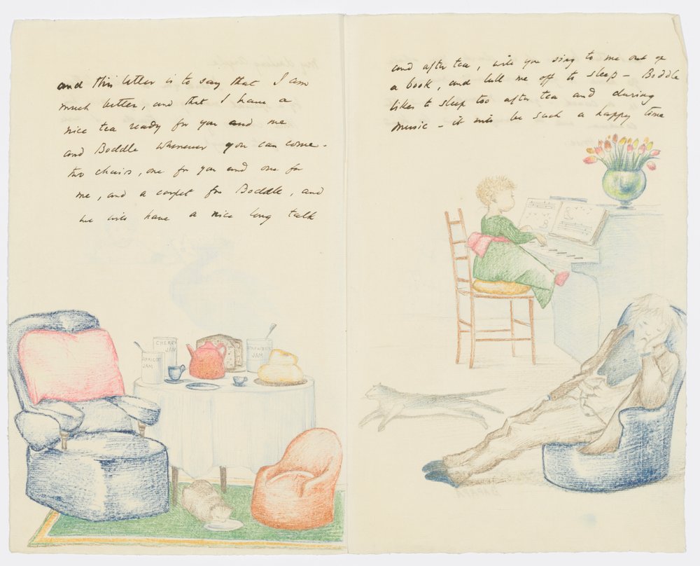 Letter to Angela Thirkell by Edward Burne-Jones