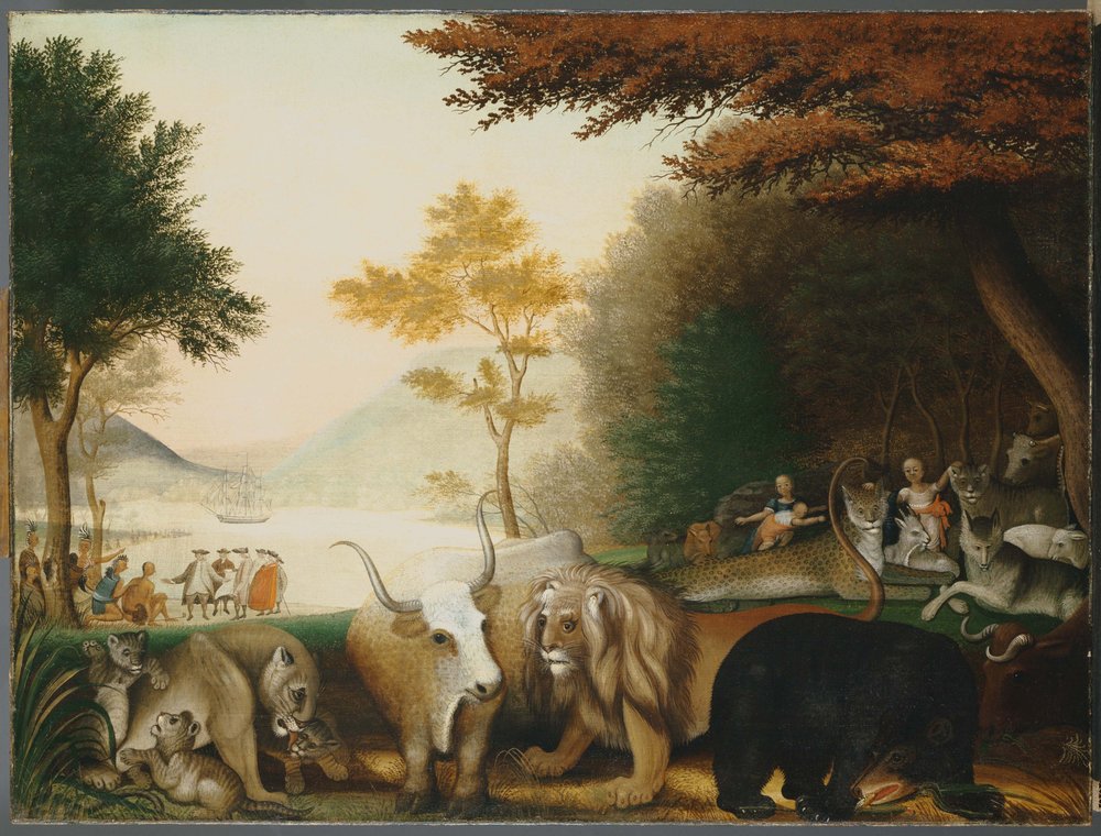 The Peaceable Kingdom by Edward Hicks: Buy fine art print