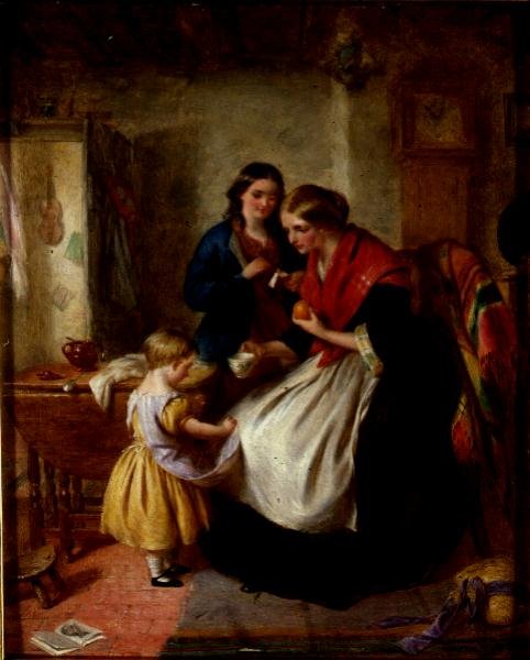 Coaxing by Edward Hughes: Highest-quality art reproduction