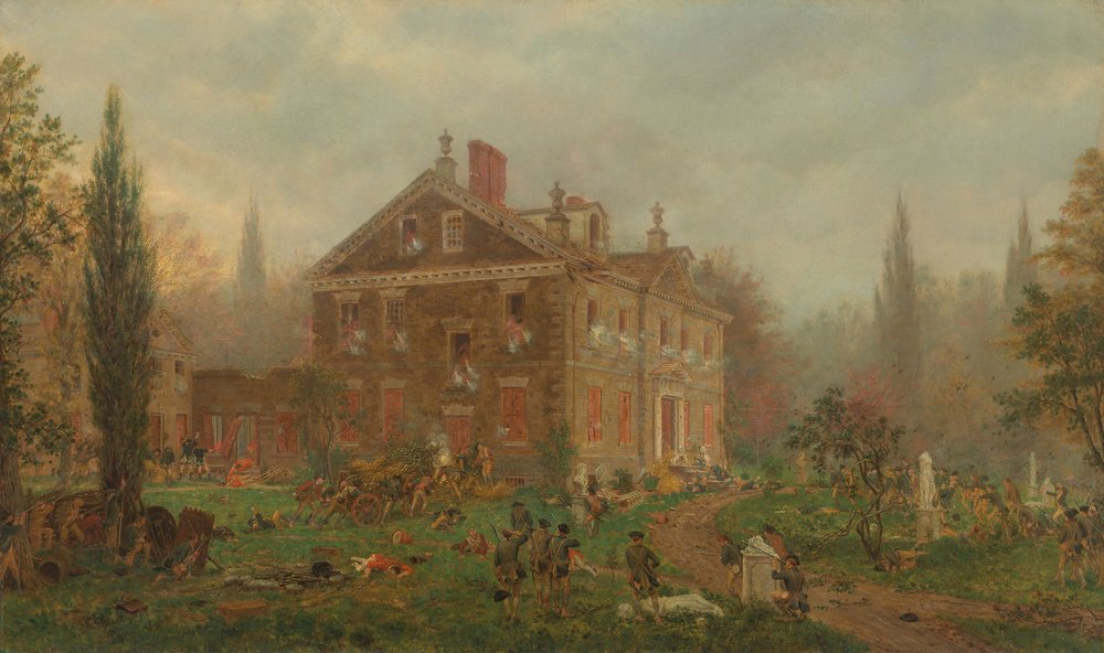 The Attack on Chew's House during the Battle of Germantown