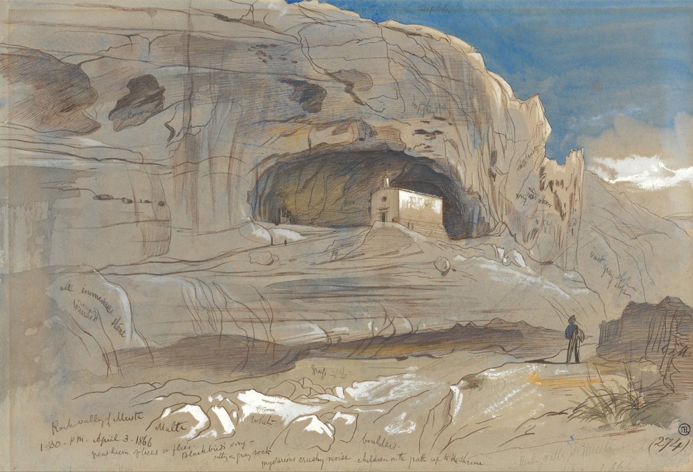 Rocky Valley of Mosta, Malta, 1:30 p.m. (April 3, 1866)