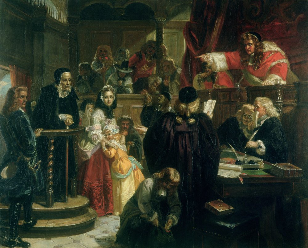 Judge Jeffries Hurling Abuse at Richard Baxter at His Trial