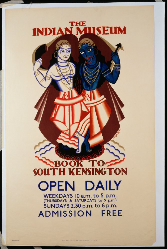 The Indian Museum by Edward McKnight Kauffer: Fine art print
