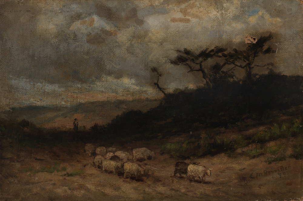 Untitled Shepherd with Sheep, 1877