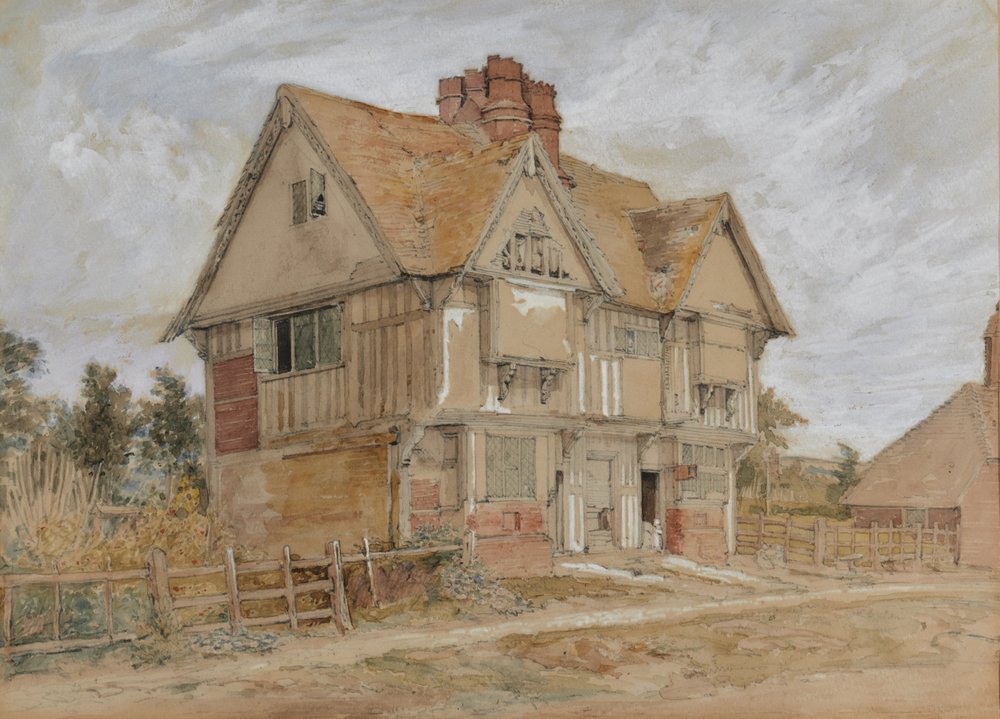 Old House at Lenham by Edward Pretty: Buy fine art print