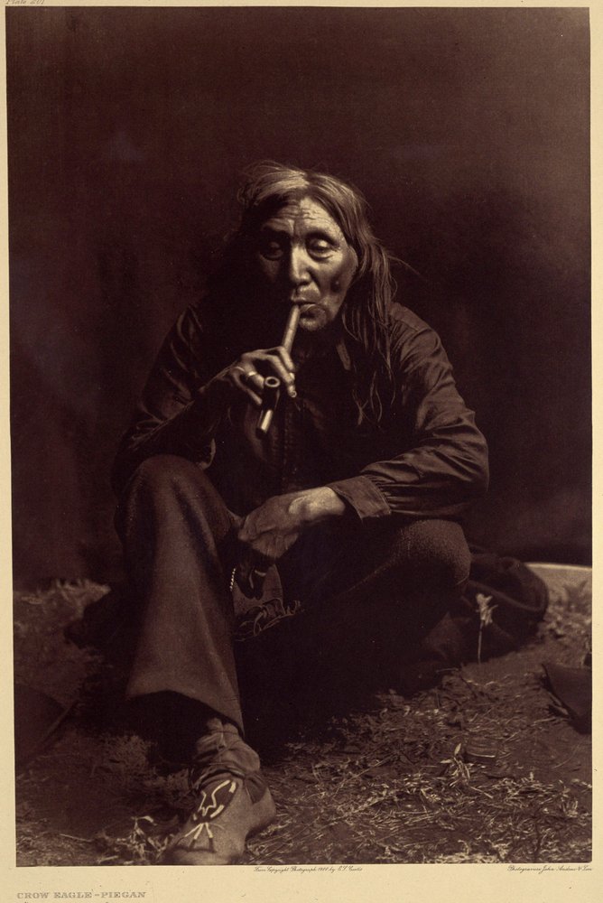 Crow Eagle, Piegan by Edward Sheriff Curtis