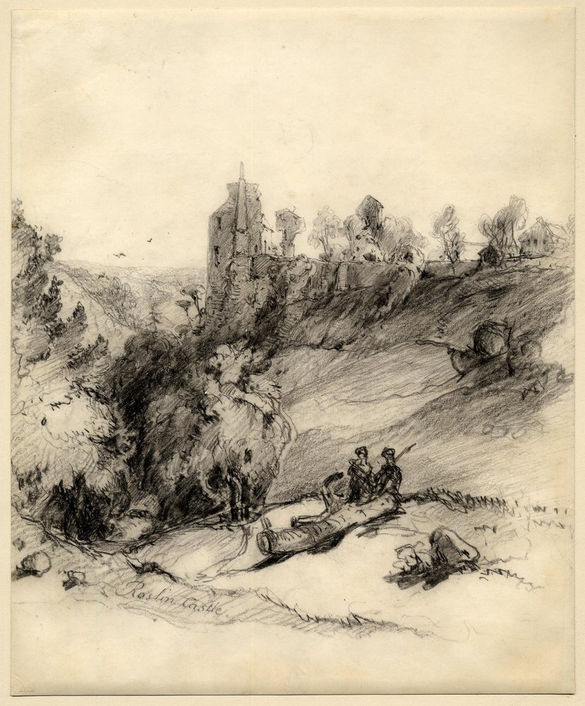 Roslin Castle by Edward Thomas Daniell: Buy fine art print