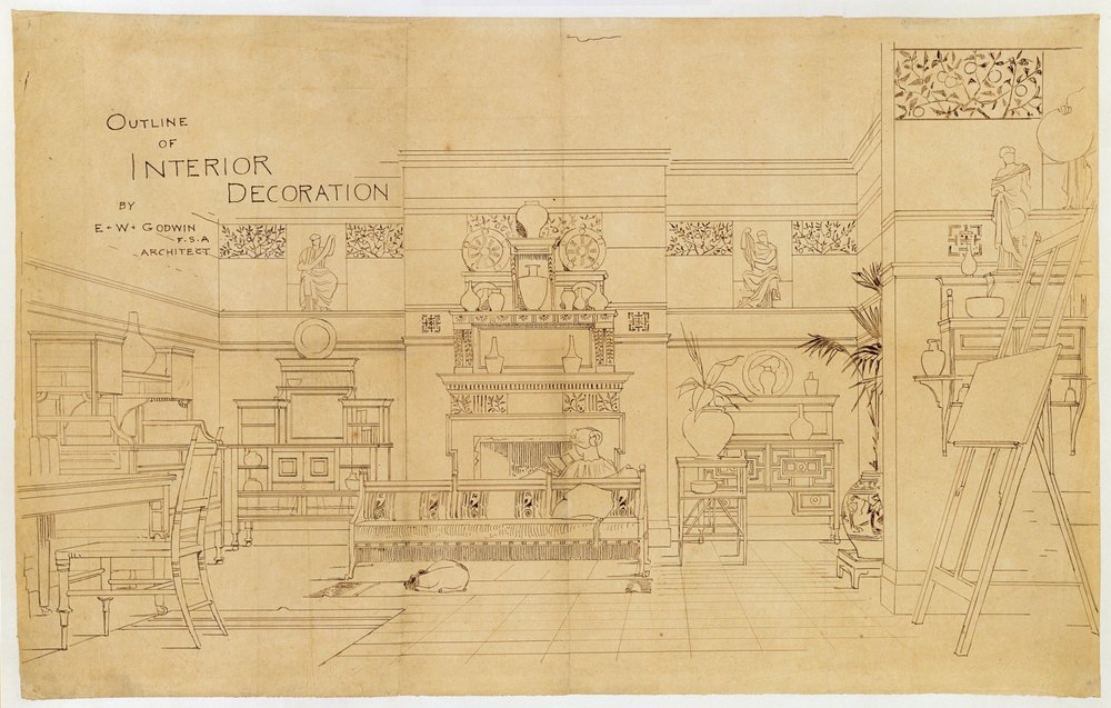 Outline of Interior Decoration by Edward William Godwin