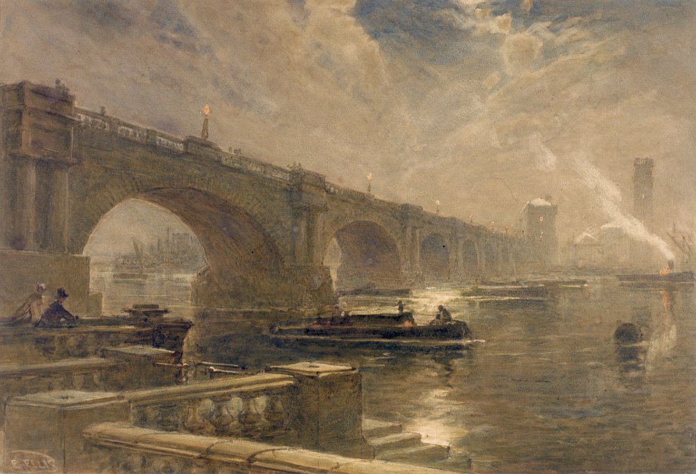 Waterloo Bridge by Edwin Ellis: Buy fine art print