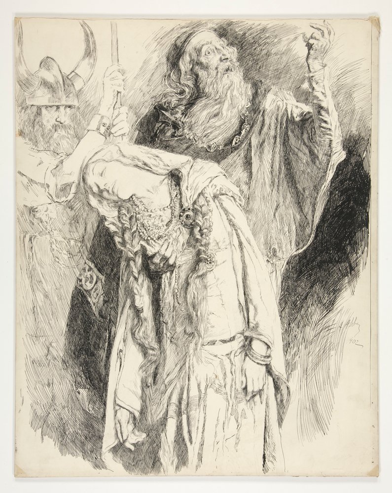 Lear with Cordelia Dead in His Arms, Act V, Scene iii, King Lear