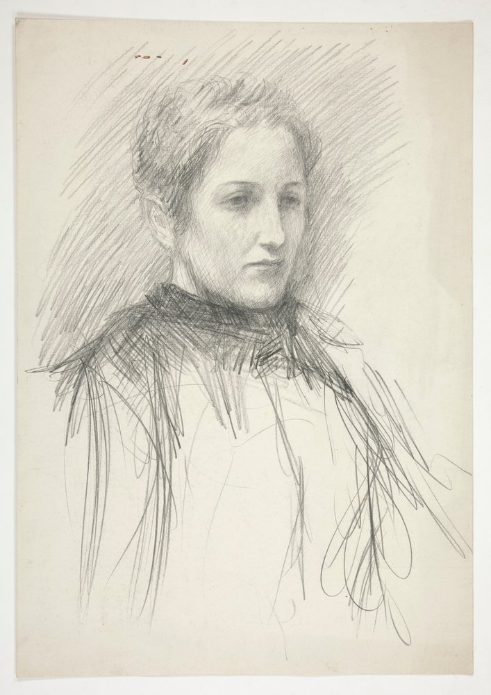 Portrait of a Young Mrs. Abbey by Edwin Austin Abbey