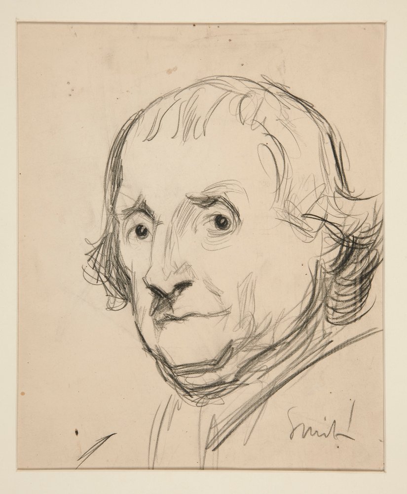 Study for Smith: sketch for mural for the state capitol building in ...