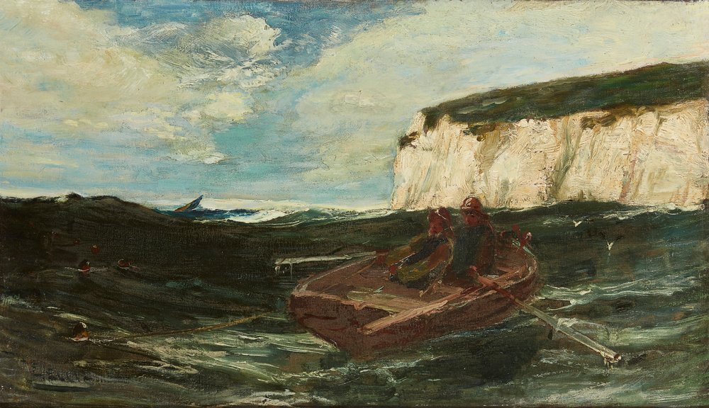 Lobster Fishermen by Edwin Ellis: Buy fine art print
