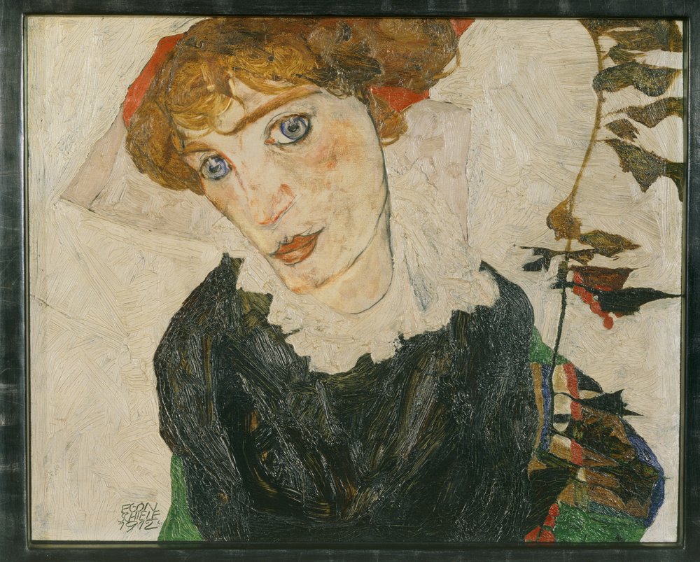 Portrait of Wally Neuzil by Egon Schiele: Fine art print