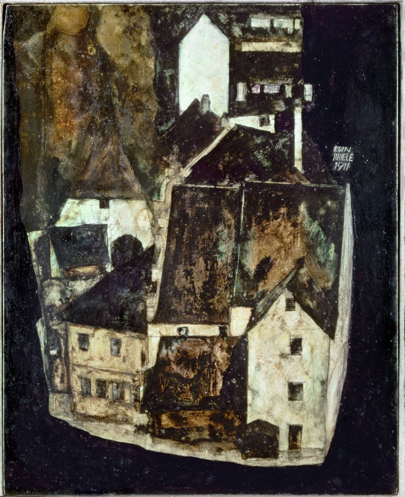 Dead Town III (Town on the Blue River III) by Egon Schiele