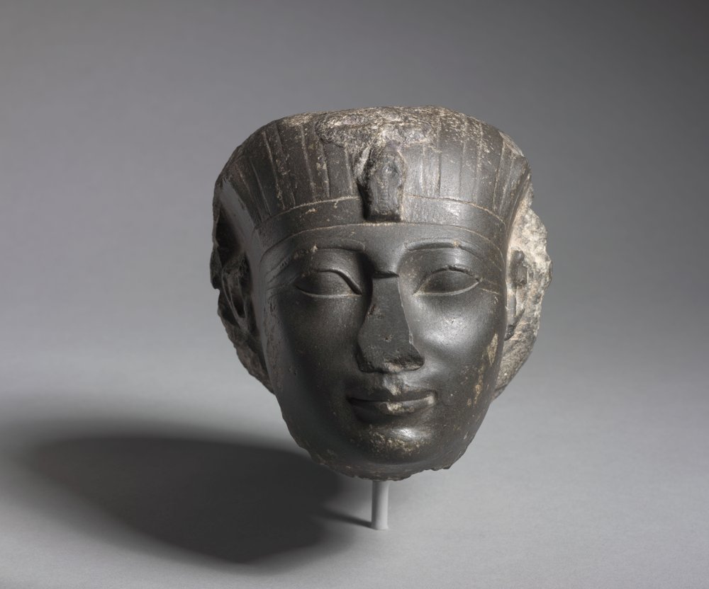 Head of Queen Hatshepsut by Egyptian 18th Dynasty