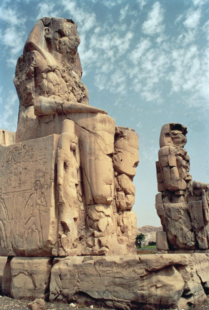 The Colossi of Memnon, statues of Amenhotep III