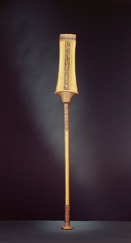 The royal sceptre, from the Tomb of Tutankhamun, New Kingdom