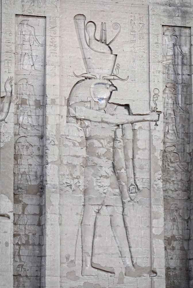 Horus, Pschent's Headdress, Horus Temple, Edfu