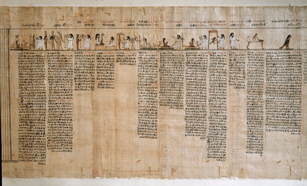 Papyrus of a Book of the Dead by Egyptian Ptolemaic Period
