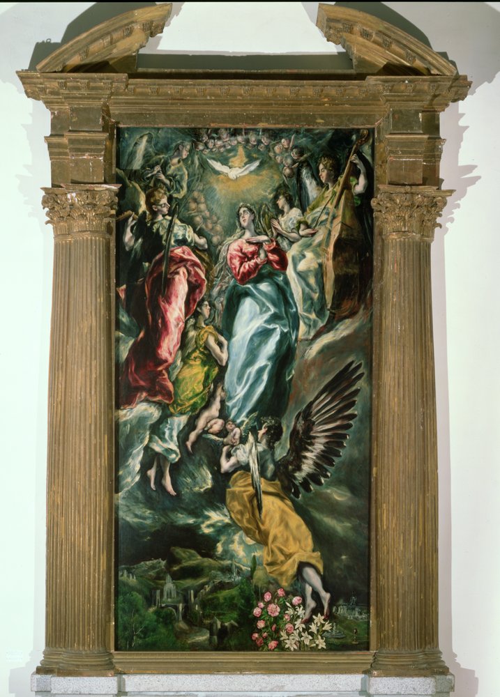 The Assumption of the Virgin by El Greco: Fine art print