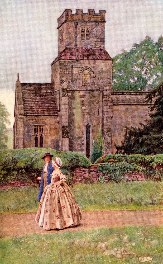 Illustration for the poem Sally in our Alley by Carey, from the book ...