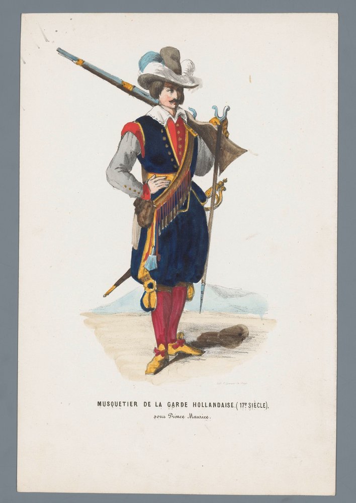 Musketeer of the Dutch Guard (17th Century) under Prince Maurice