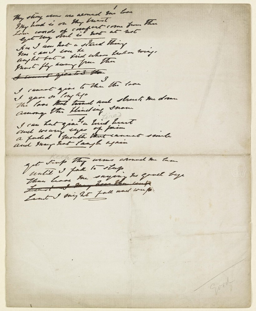 Folder of Poetry by Elizabeth Eleanor Siddal