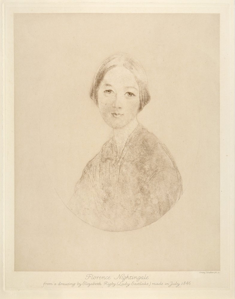Florence Nightingale by Elizabeth Rigby: Fine art print