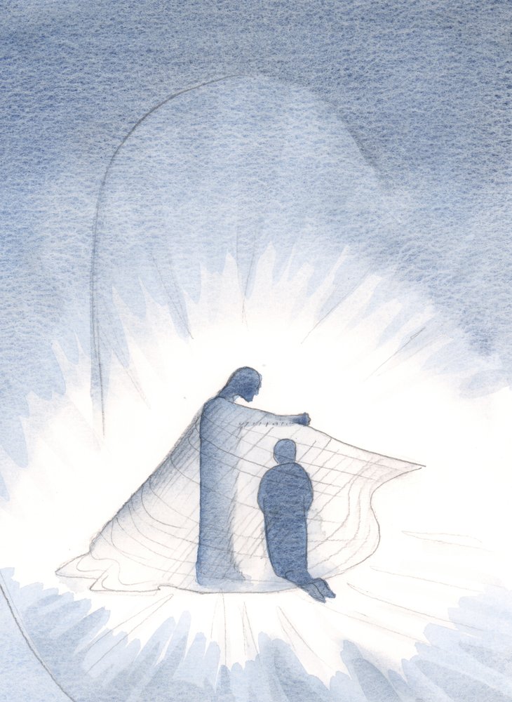 Christ made me see the gold cloak which I now wear, through His generosity