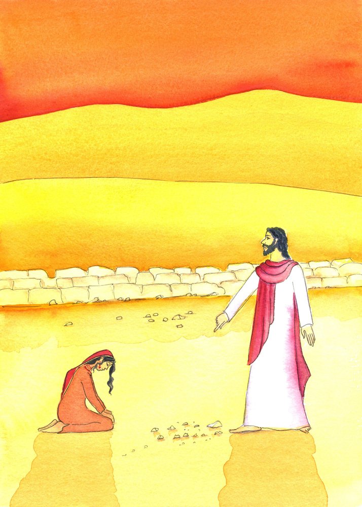 Jesus forgives the woman caught in adultery, 2006