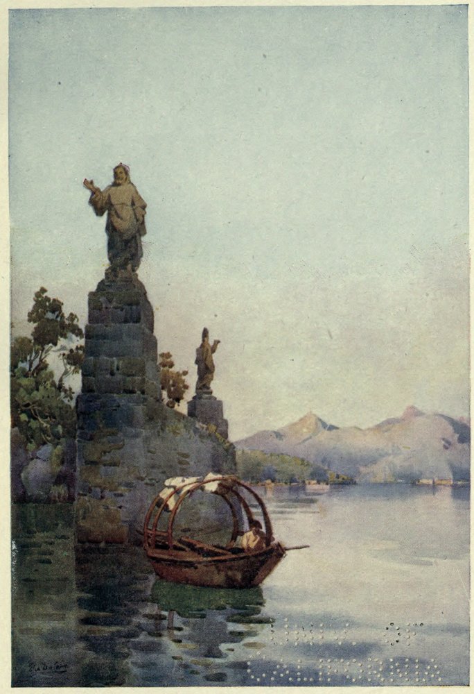 Entrance to the Villa Arconati, Lago di Como, Illustration from 'The ...