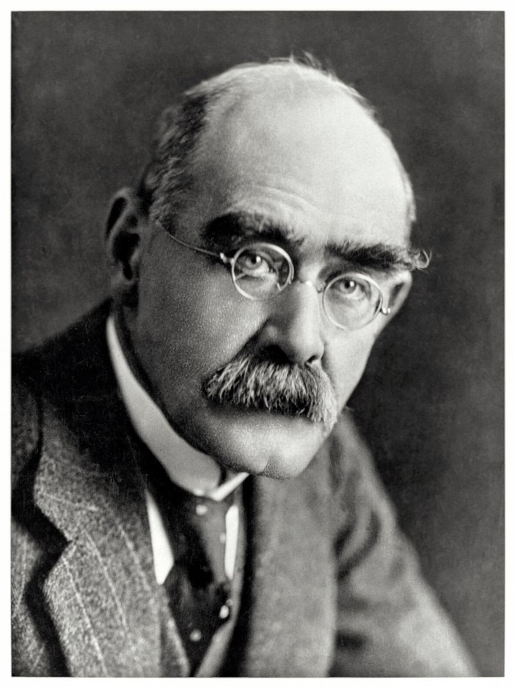Rudyard Kipling by Elliott and Fry Photography Studio