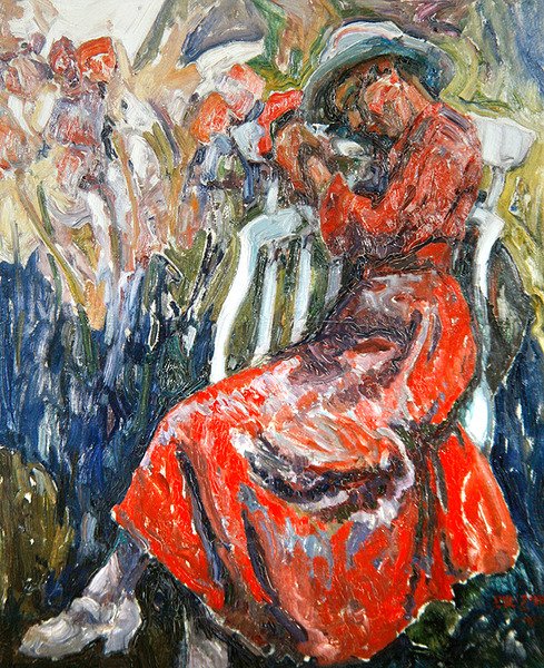 Portrait of a Lady by Emil Zoir: Buy fine art print