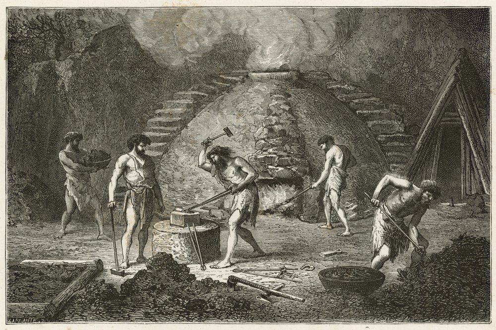 The Primitive Furnace for Iron Extraction