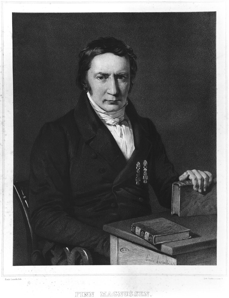 Finn Magnussen, Illustration from 'Voyage en Islande et au Groenland'