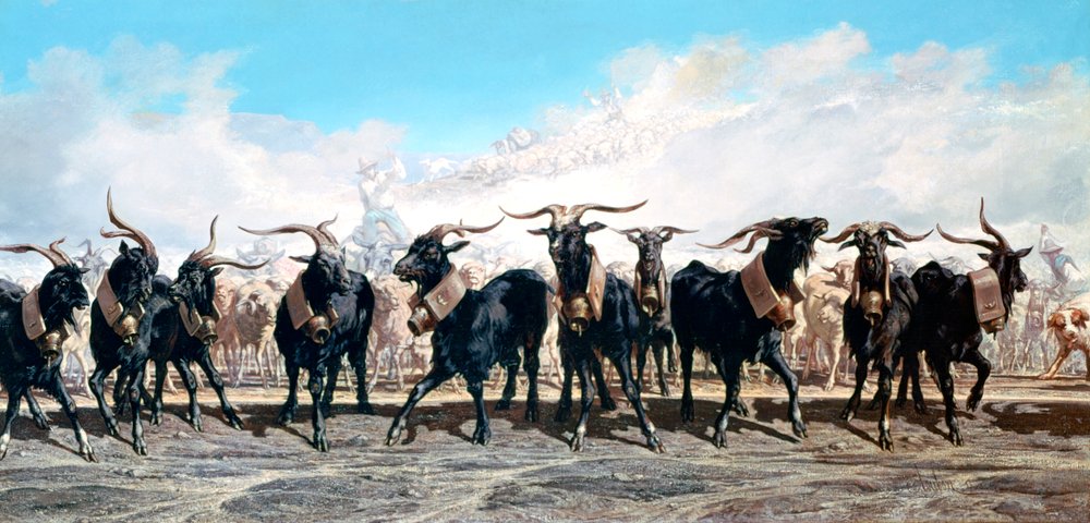 Let us take out the herd by Emile Charles Joseph Loubon