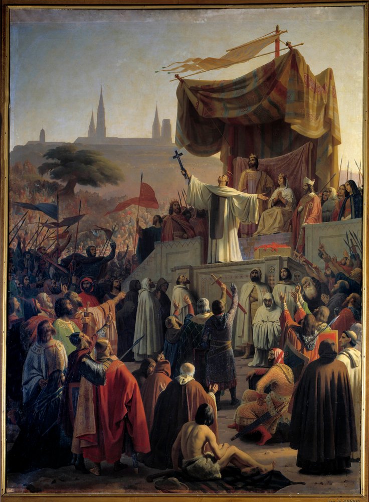 Saint Bernard of Clairvaux Preaching the Second Crusade