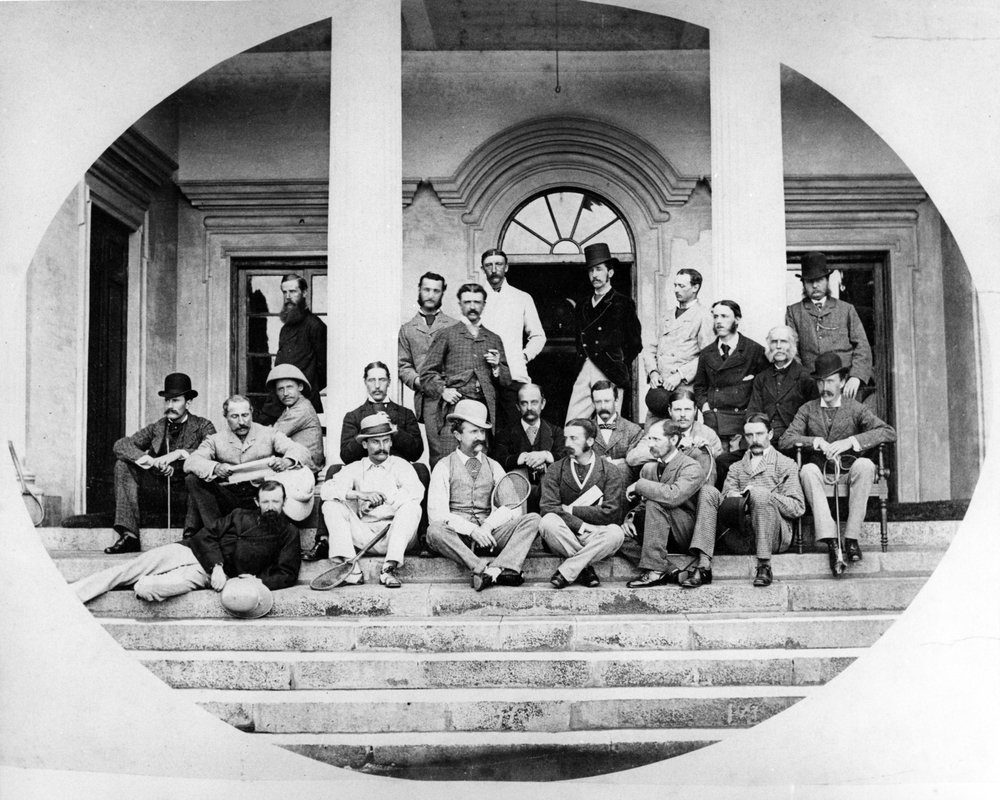 A Group of British Army Officers by English Photographer