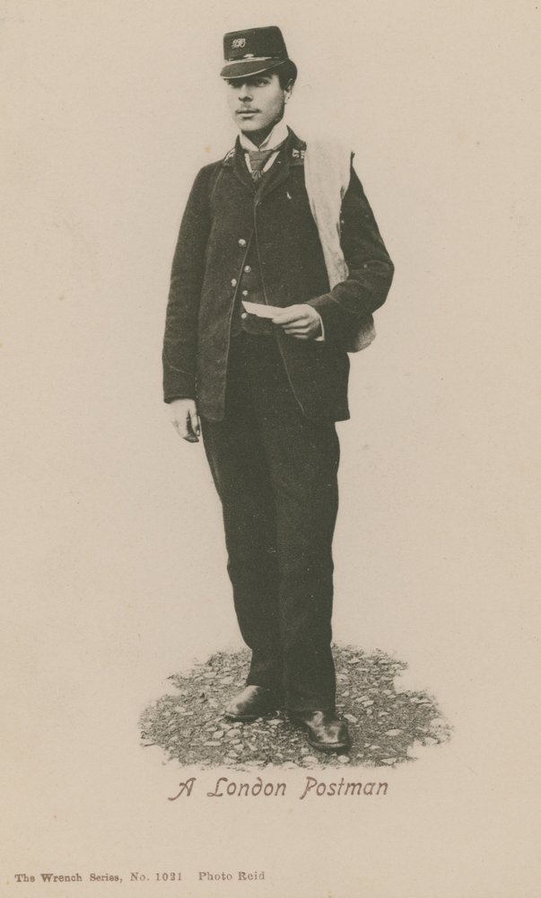 A London Postman by English Photographer: Fine art print