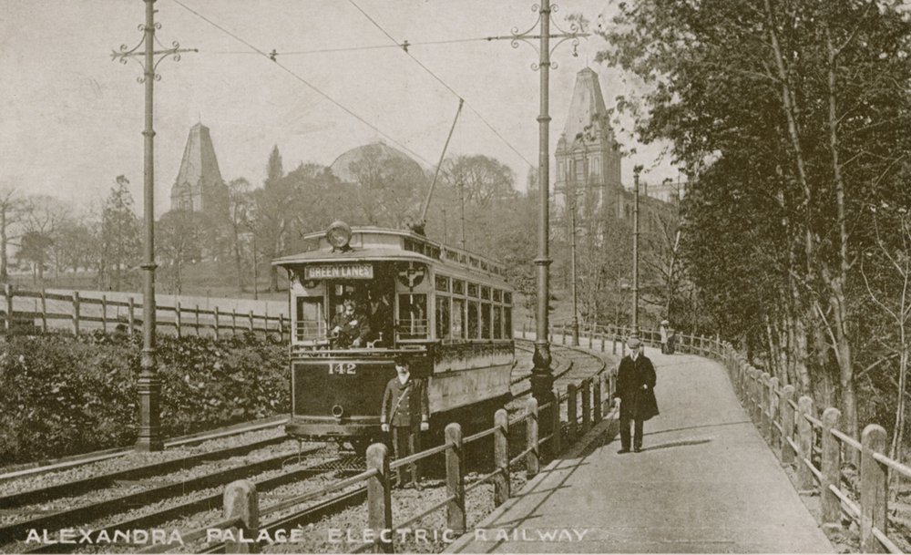 General View of the Electric Railway at Alexandra Palace