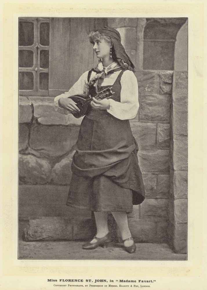 Miss Florence St John in Madame Favart